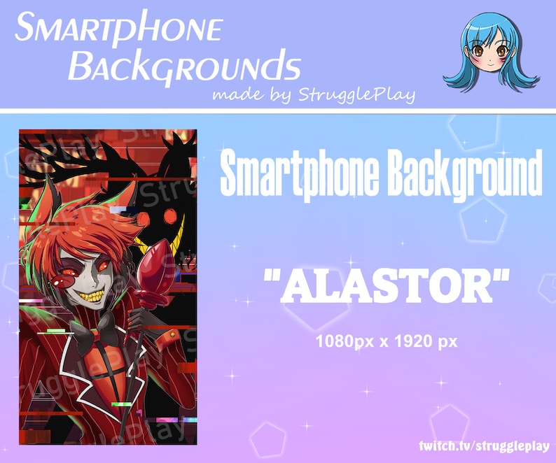 Smatphone Background I Alastor I Hazbin Hotel - Etsy