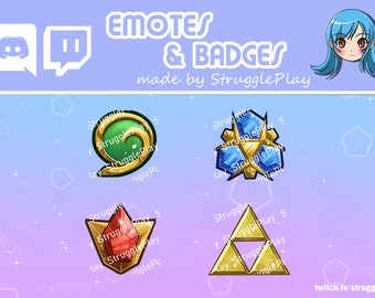 The Legend of Zelda - Ocarina of Time (oot) I Badge Set "medallions" - Etsy