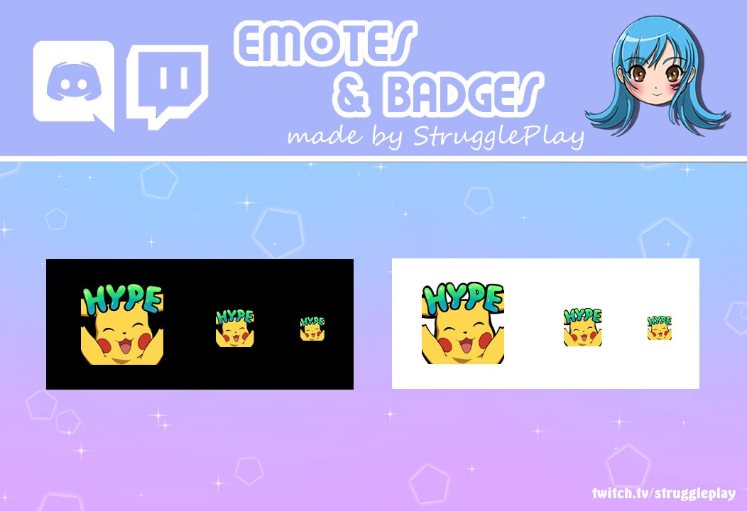 Animated Emote I Pikachu Hype I Pokemon I Twitch - Etsy