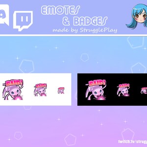Mew Emote Set I Pokemon I Twitch I Cute - Etsy