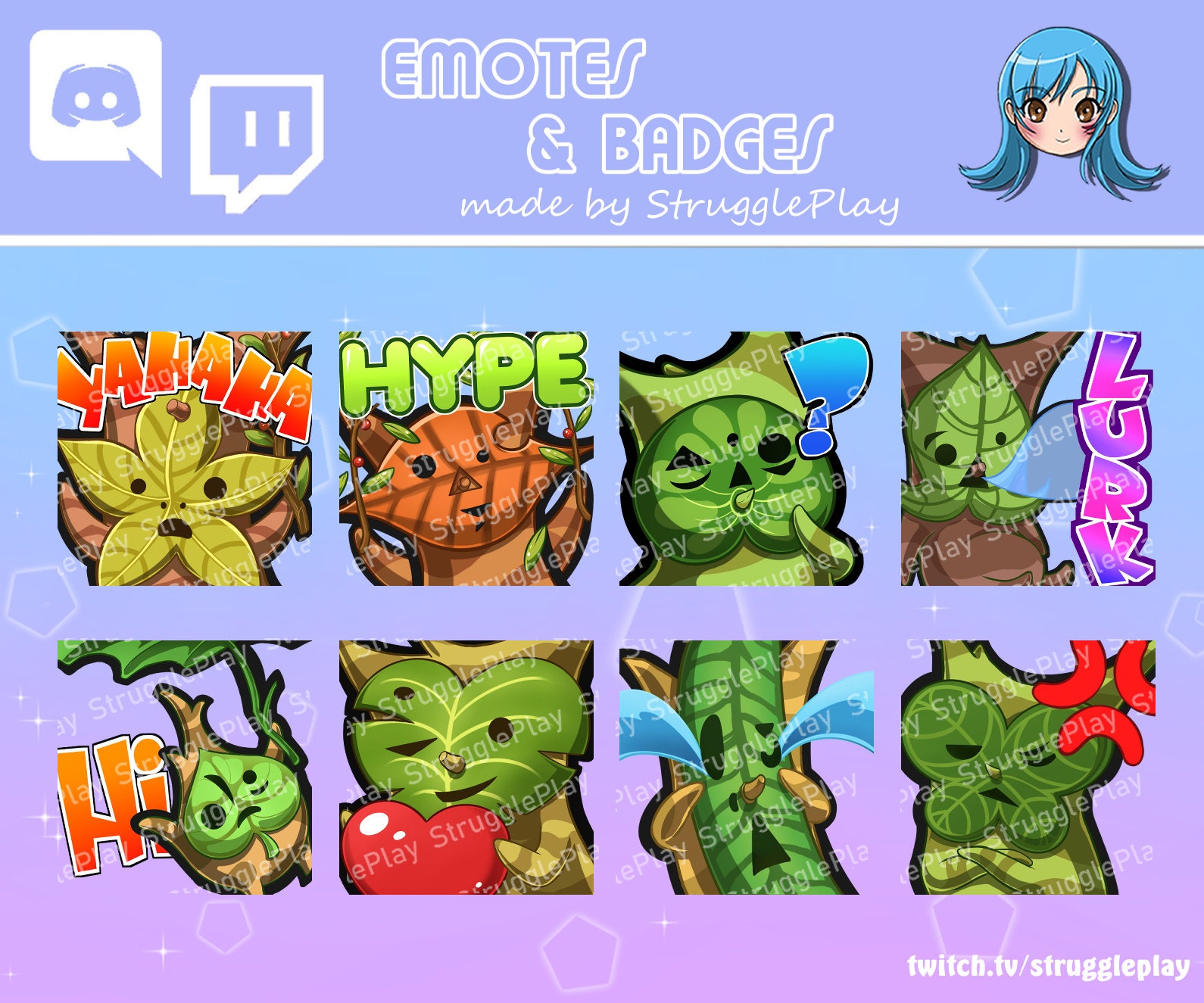 The Legend of Zelda - Breath of the Wild I Korok Emote Set I Tloz Botw ...