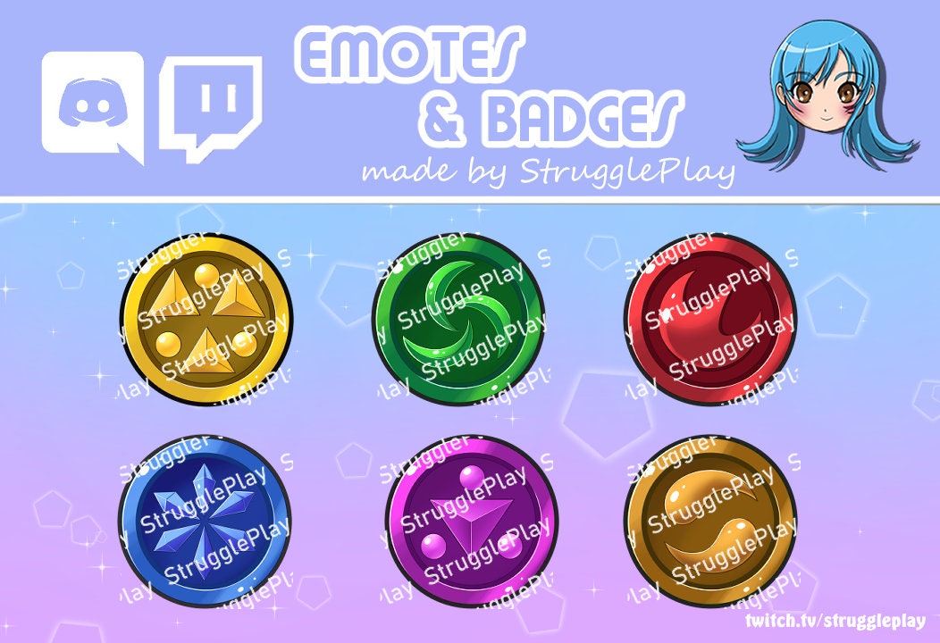 The Legend of Zelda - Ocarina of Time (oot) I Emote Set "medallions" - Etsy