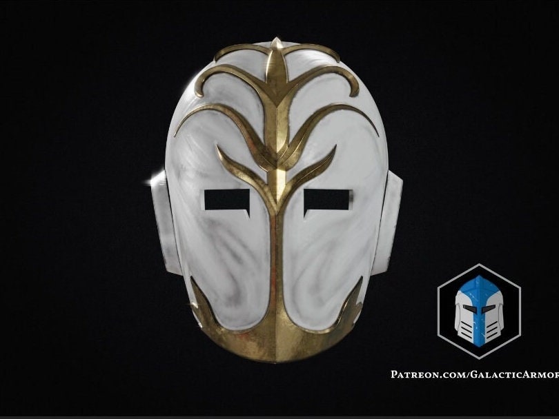 Jedi Temple Guard Mask - Raw 3D Print - Etsy
