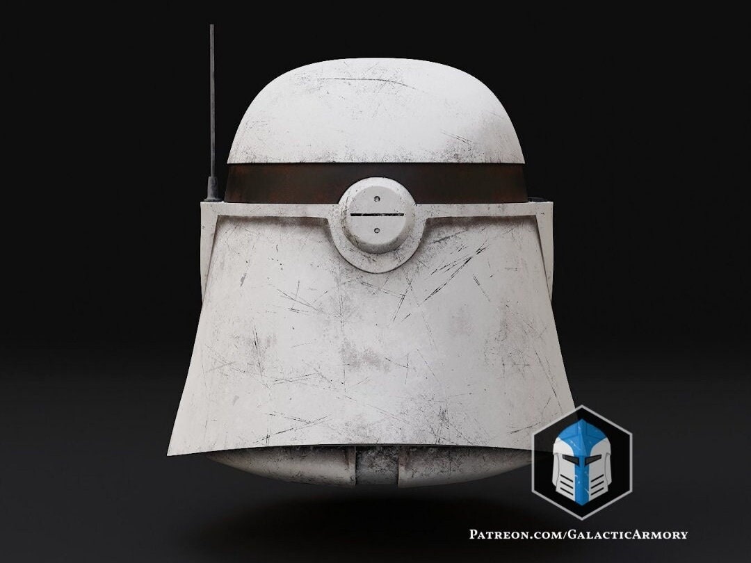 Commander Bacara Clone Trooper Helmet - Raw 3D Print - Etsy