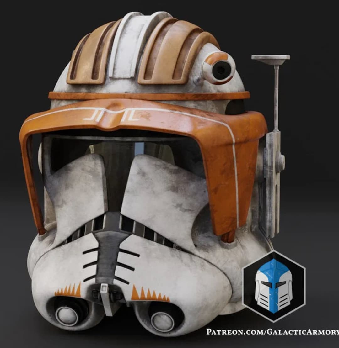 Phase 2 Commander Cody Helmet - Raw 3D Print - Etsy