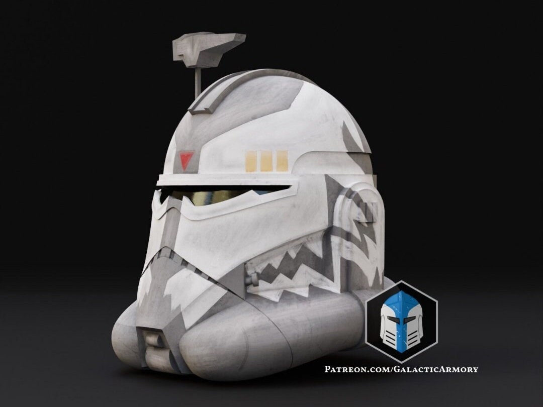 Commander Wolffe Helmet - Raw 3D Print - Etsy
