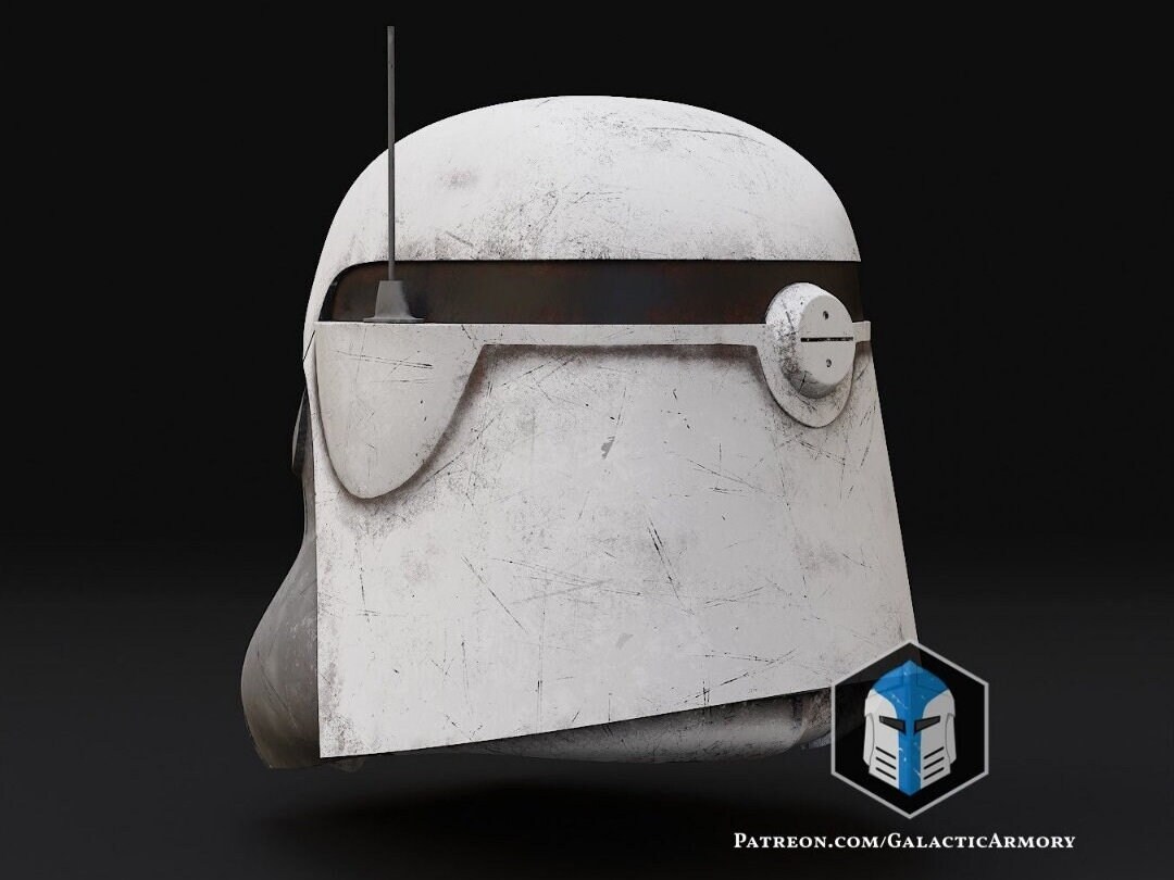 Commander Bacara Clone Trooper Helmet - Raw 3D Print - Etsy