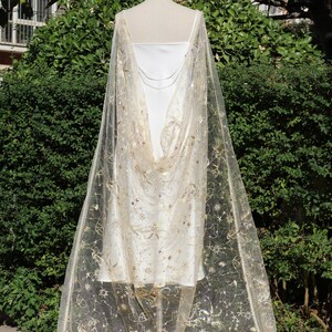 Gold Cape,celestial Cape,glitter Cape,star Cape,sparkle Cape,celestial ...