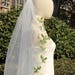 Leaves Greenery Wedding Veil,boho Floral Bridal Veil,leaf Embroidery ...