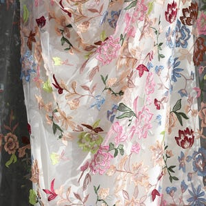 Colorful Floral Bridal Cape,3d Flower Wedding Cape,floral Embroidery ...
