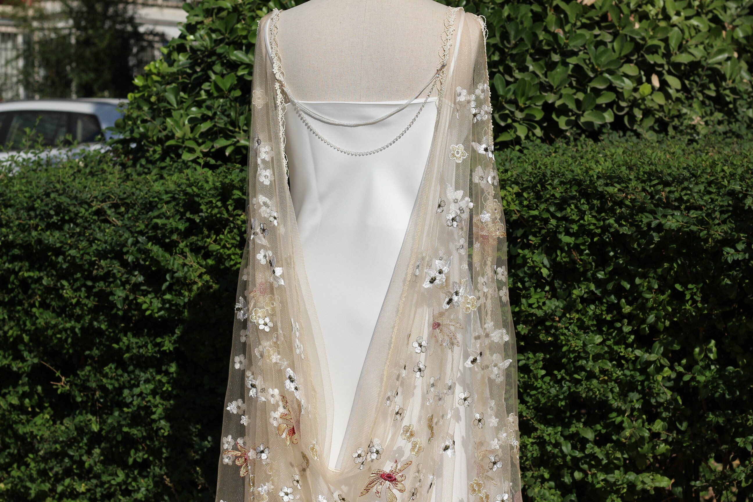 Pink Flower Capefloral Wedding Capebridal Cape - Etsy