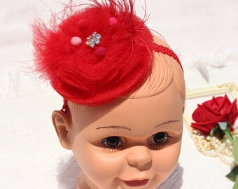 Red Tea Party Hat - Etsy