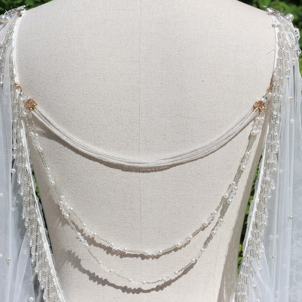 Bridal Back Necklace - Etsy