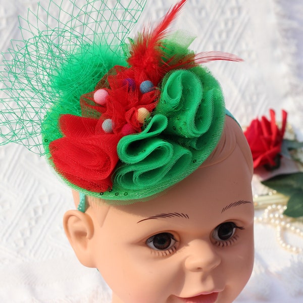 Holiday Fascinator - Etsy