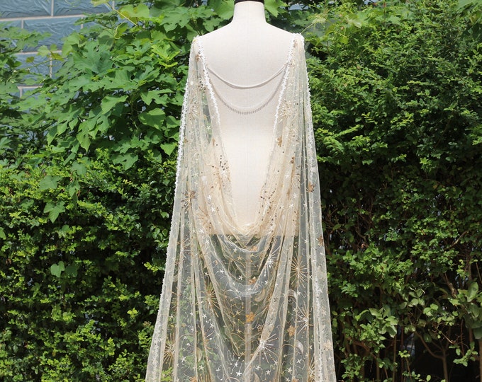 Pattern for Grecian Draped Wedding Cape Veil, DIY Wedding Cape Tutorial ...