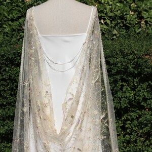 Gold Cape,celestial Cape,glitter Cape,star Cape,sparkle Cape,celestial ...
