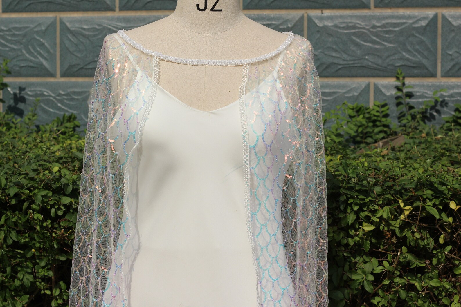 Sequin Wedding Cape Veil, Sparkle Bridal Shoulder Cape (140cm) - Etsy