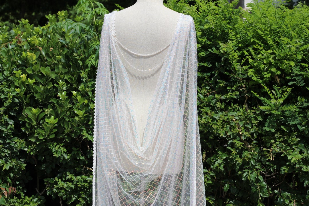 Sparkly Wedding Cape,bling Wedding Cape,sparkling Bridal Cape, Sequins ...