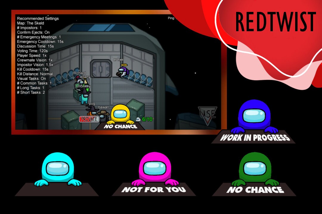Among Us Code Cover Server Transition Stinger Transition Scenes Stream ...