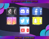Animated Twitch Follow Button Pop-up Overlay for Stream for Obs ...