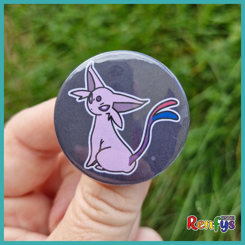 Eevee Evolutions Pride Flag Badge - Etsy Australia