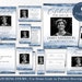 11x17 Blue Watercolor Funeral Program Celebration of Life Program Blue ...