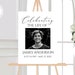 Celebration of Life Welcome Sign, Simple Funeral Welcome Sign, in ...