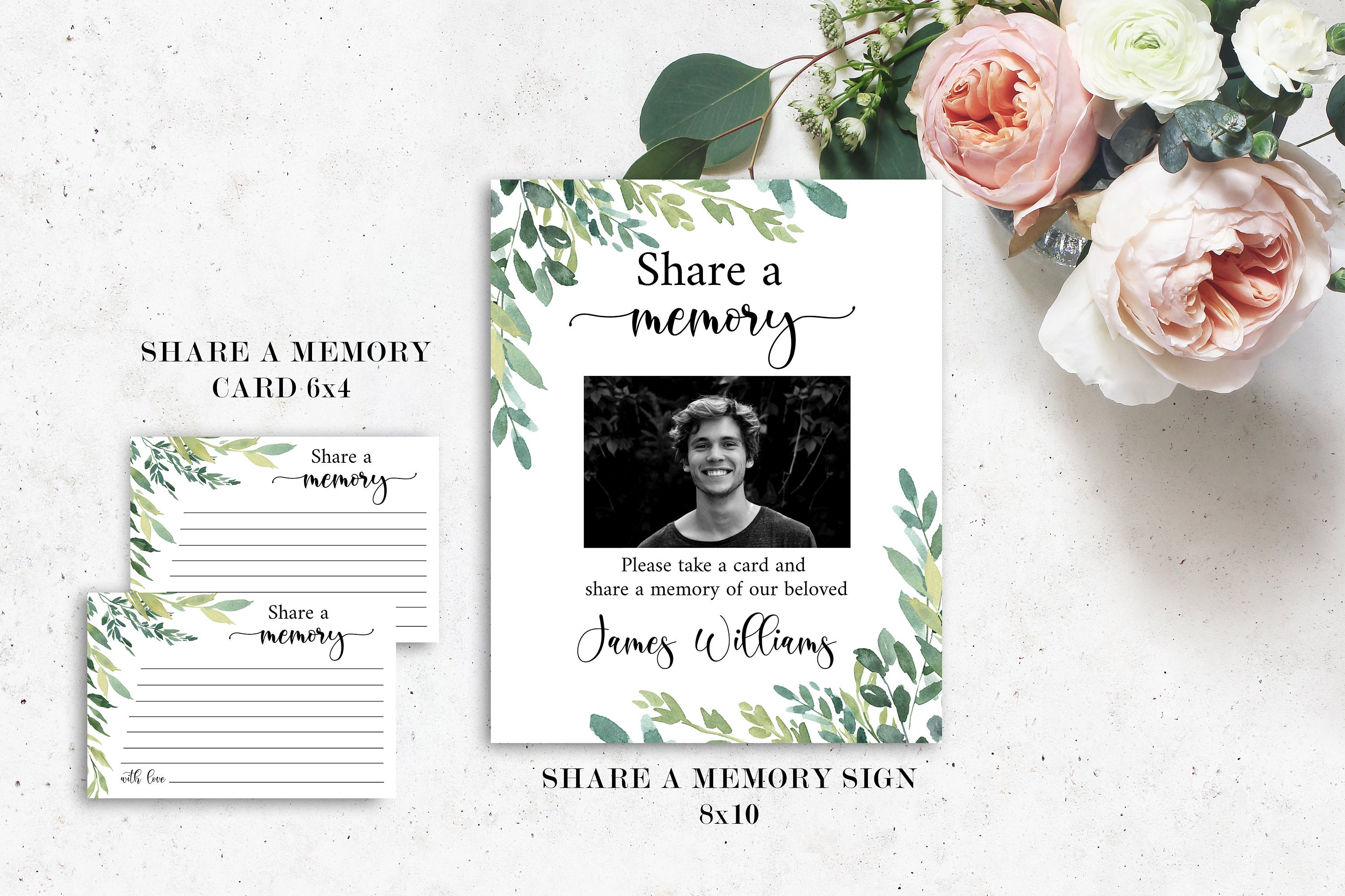 Editable Funeral Bundle Memorial Package Celebration of Life | Etsy