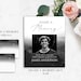 Black Watercolor Funeral Bundle Templates, Black Memorial Package ...
