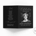 Celebration of Life Funeral Program, Black Funeral Memorial Program ...