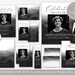 Black Watercolor Funeral Bundle Templates, Black Memorial Package ...