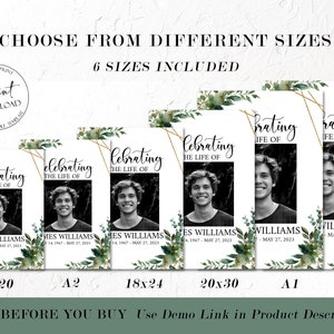 Celebration of Life Welcome Sign, Gold Funeral Welcome Sign, in Loving ...