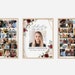 Celebration of Life Funeral Poster Red Roses Photo Collage Funeral ...