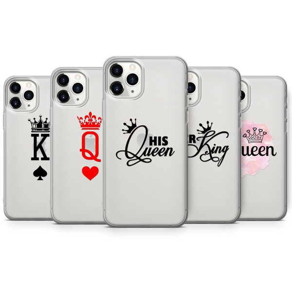 King Queen Phone Case - Etsy
