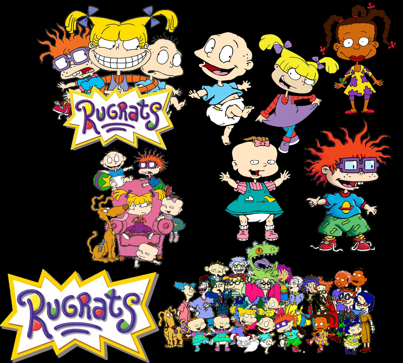 Rugrats High Resolution Transparent Background PNG Bundle for | Etsy