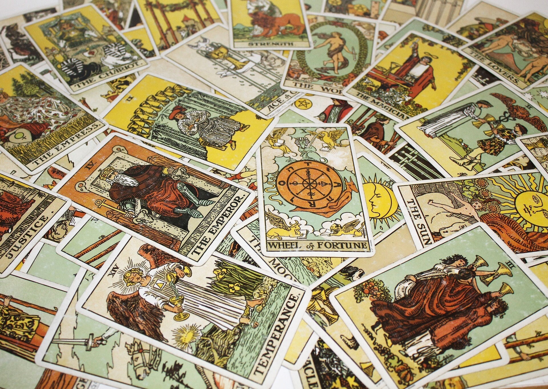 Tarot Deck the Rider Waite Tarot Deck Tarot Original 1909 - Etsy