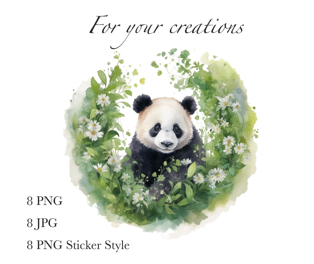 Watercolor Animals PNG Bundle - Whimsical Animal Clipart for Decor ...