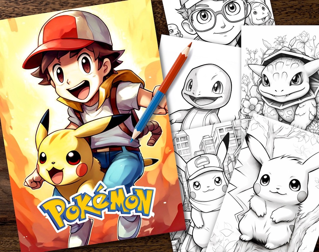 Pokemon Coloring Pages - 50 Pokemon Printable Coloring Sheets for Kids ...
