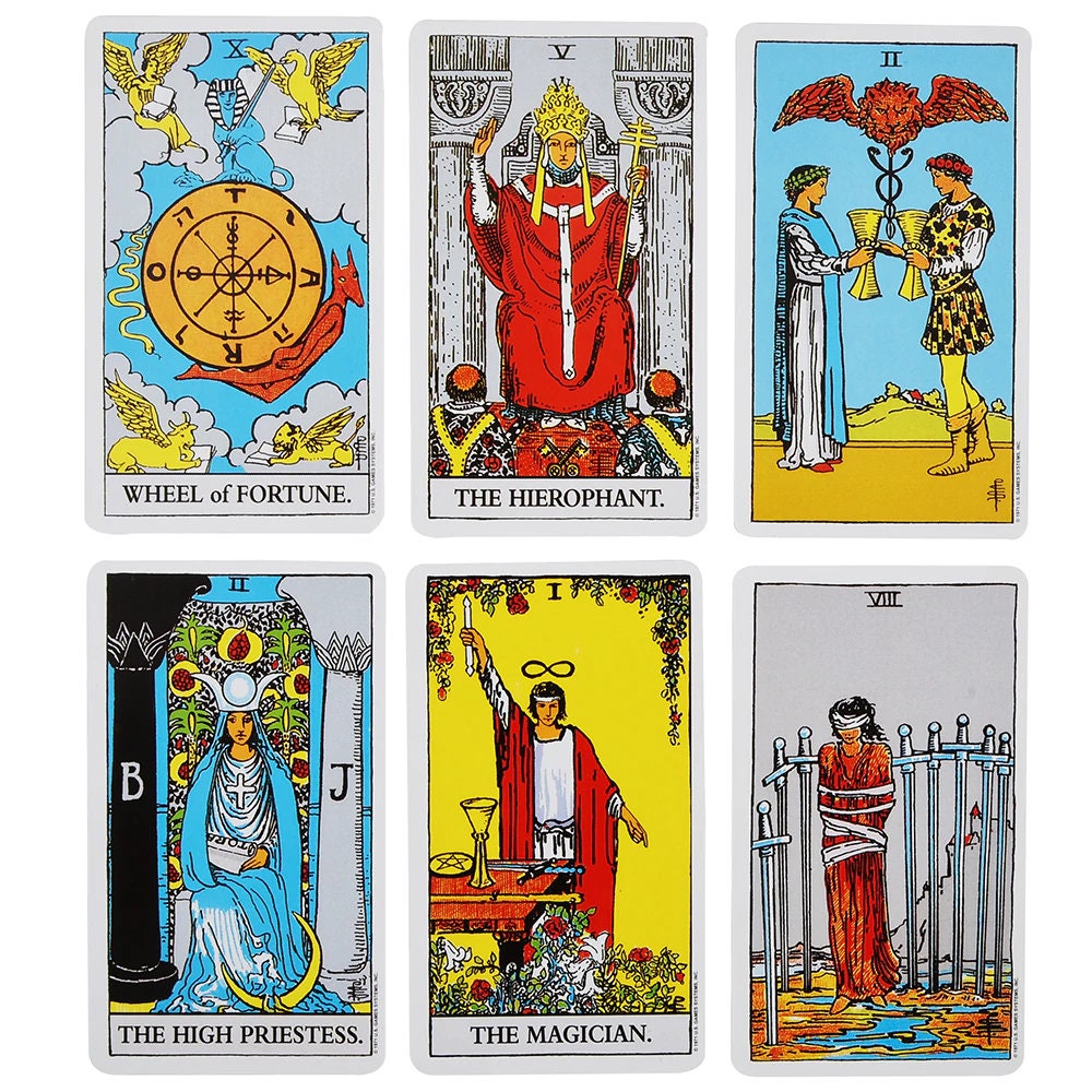 Baraja de cartas del Tarot La baraja original del Tarot | Etsy