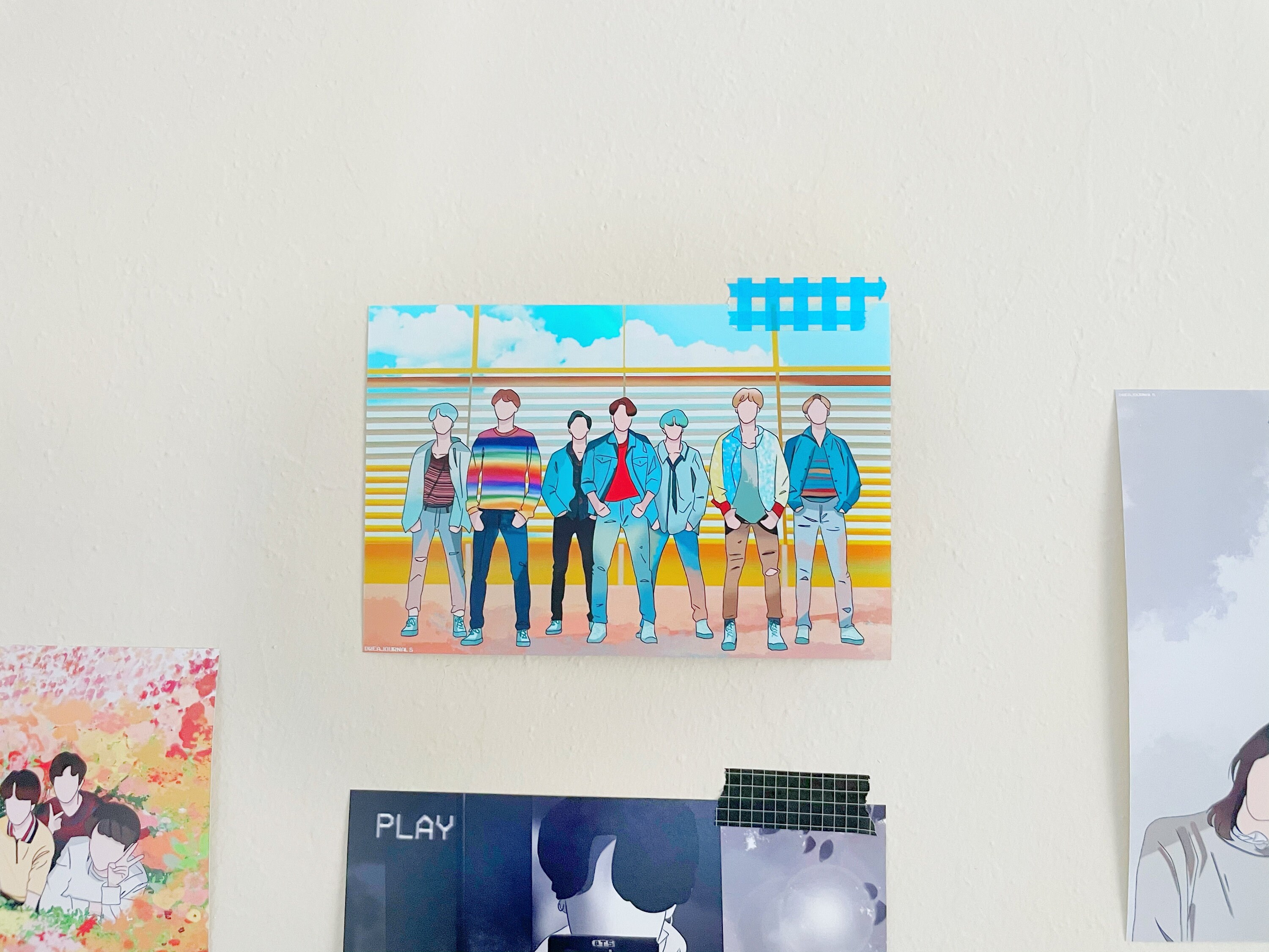 BTS dna Print I Kpop Prints Art Print Kpop Art Print - Etsy