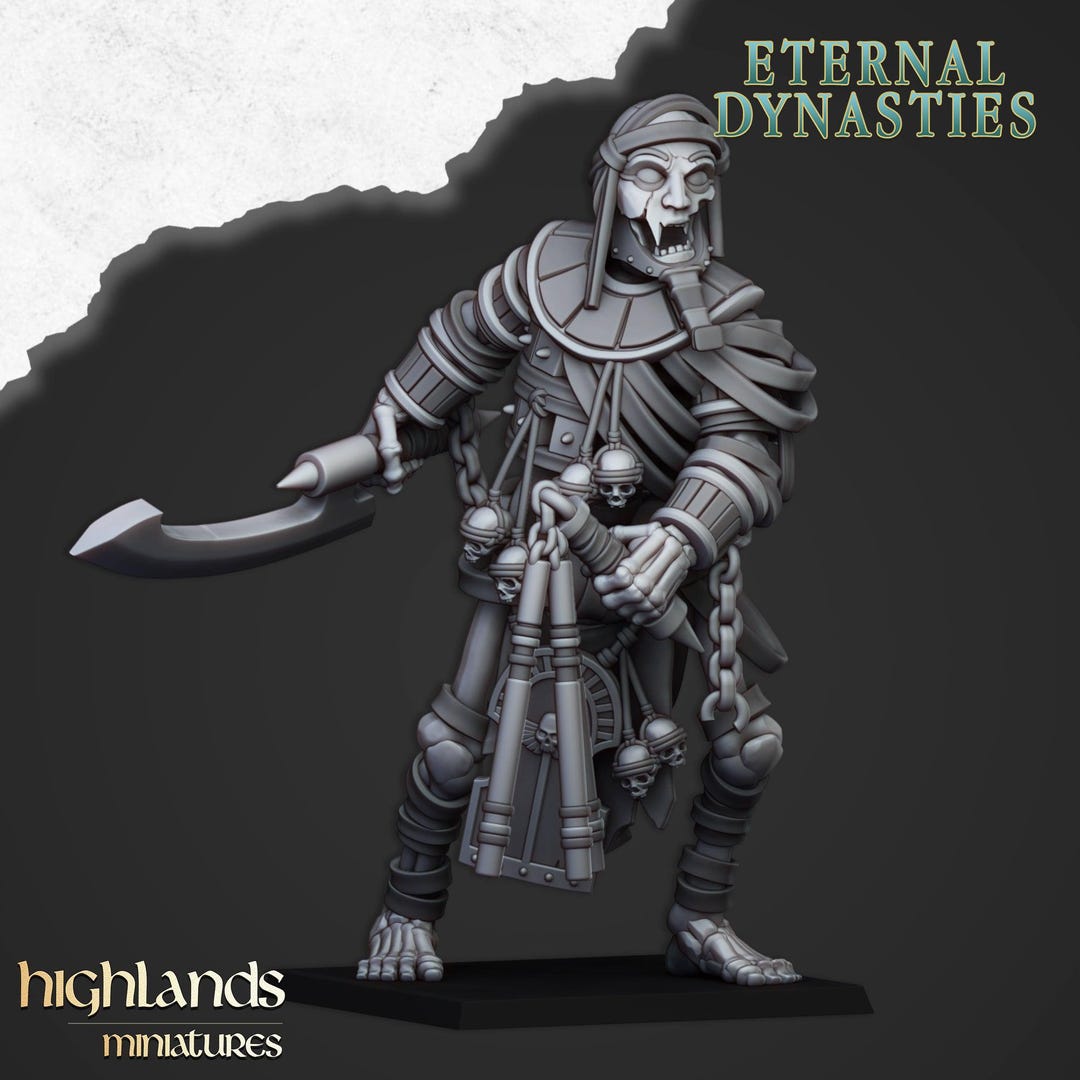 Ancient Skeletal Colossus, Highlands Miniatures, Eternal Dynasties ...