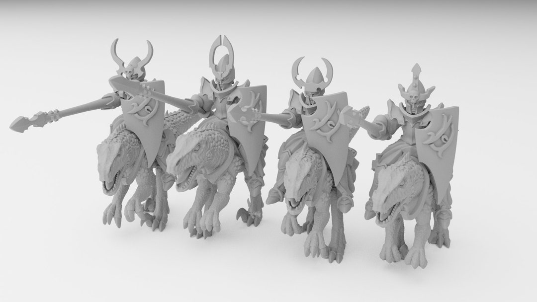 Dark Elf Raptor Knights X5, Ilhadiel, 9th Age, Dread Elves, Cavalry ...