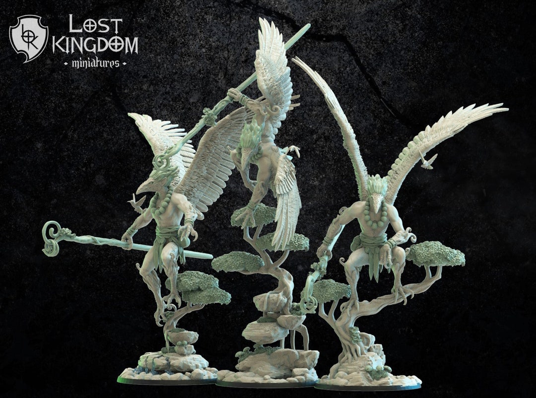 Hachidori Tengus [3 Models], Lost Kingdom, Mori Elves, Wood Elves, WAP ...