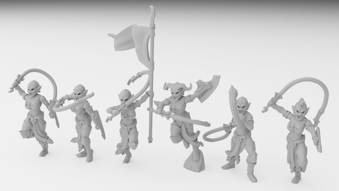 Dark Elf Witches X10, Ilhadiel, 9th Age, Dread Elves, Witch, Special ...