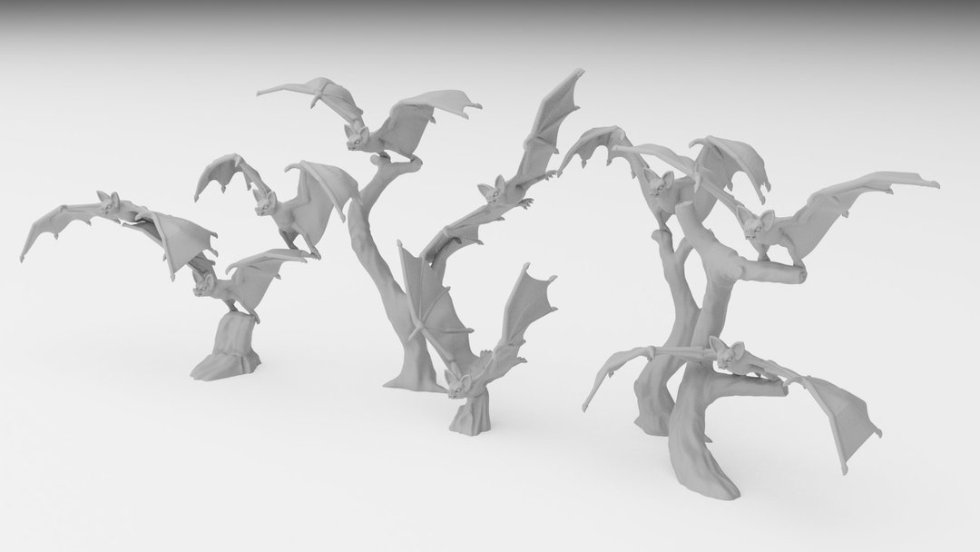 Dark Elf Needlefangs X5, Ilhadiel, 9th Age, Bats, Flying, Wargames ...