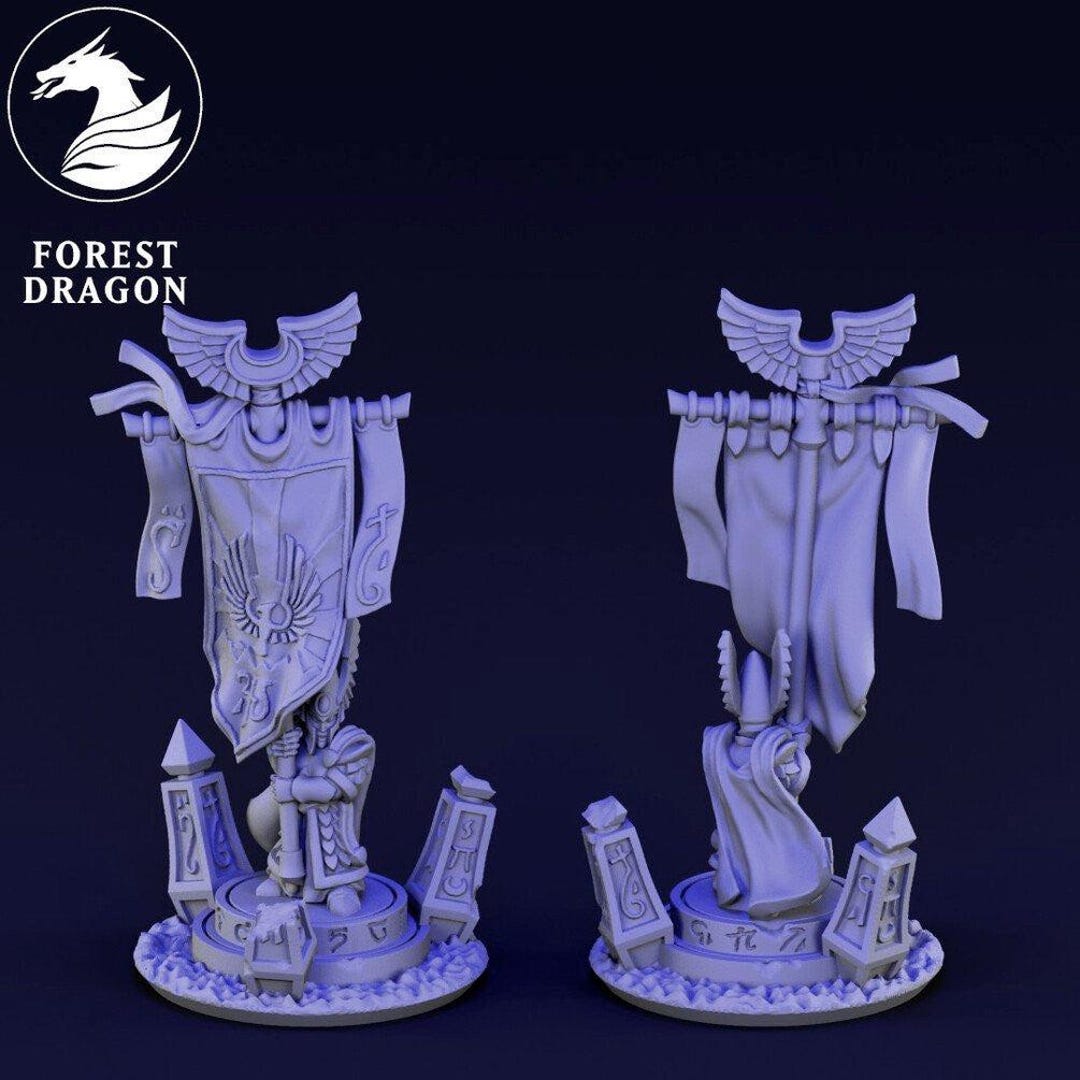 Noble Elf Army Standard, Noble Elves, 10mm, Forest Dragon, Small Scale ...
