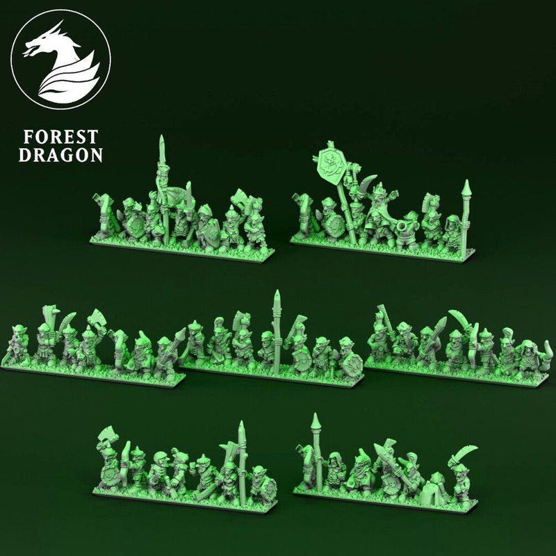 Miniature Forest Dragon - Etsy