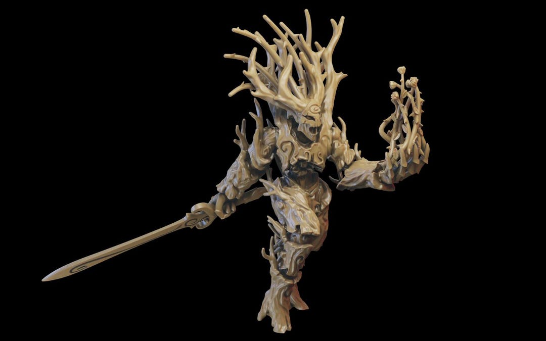 Ancient Treeman, Ilhadiel, Wood Elves, Sylvan, 9th Age, WAP, Forest ...
