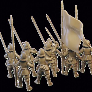Pikeman Mercenaries [10 Models], 9th Age, WAP, Wargaming, Empire of Men ...