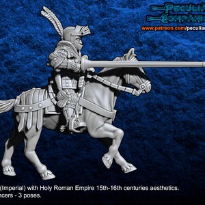 Demi-lancers X6, Light Cavalry, Peculiar Companions, Empire of ...